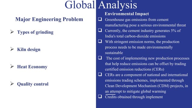 Cement Analysis | PPTX