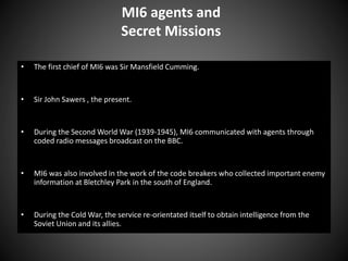 World's Top 6 Intelligence Agencies | PPTX