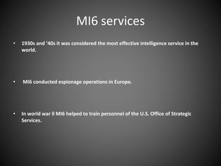 World's Top 6 Intelligence Agencies | PPTX