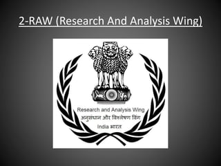 World's Top 6 Intelligence Agencies | PPTX