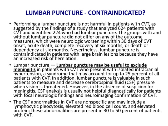 CVST central venous sinus thrombosis.pptx | Ear, Nose and Throat ...