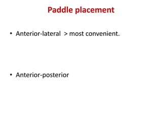 Defibrilation | PPTX