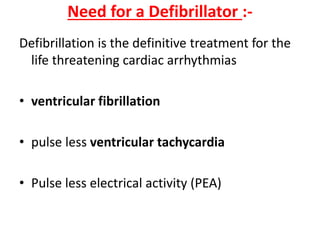 Defibrilation | PPTX