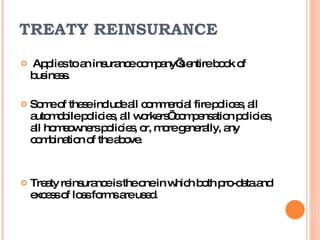 Reinsurance in India | PPT | Motor Insurance | Insurance