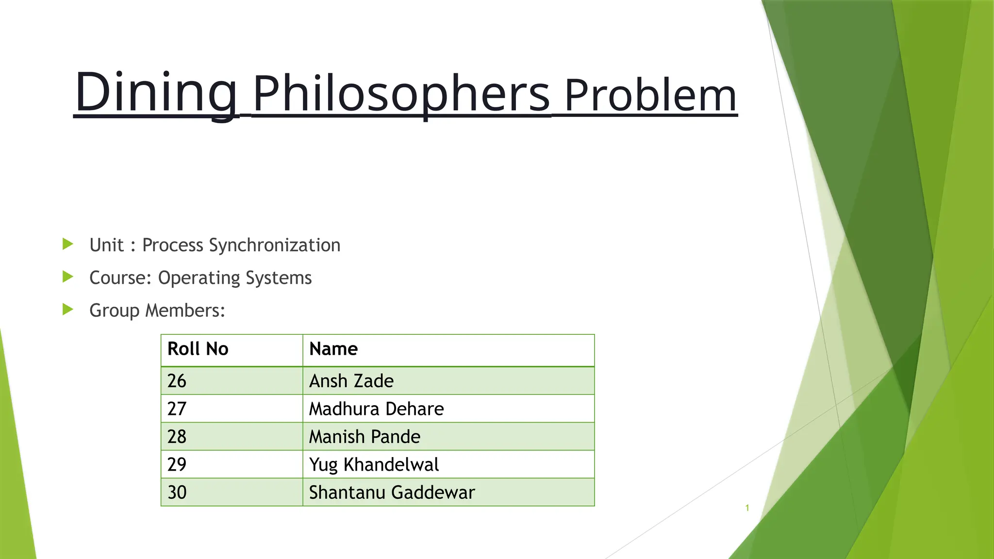 Dining Philosopher Problem | Process Synchronisation | Operating System ...