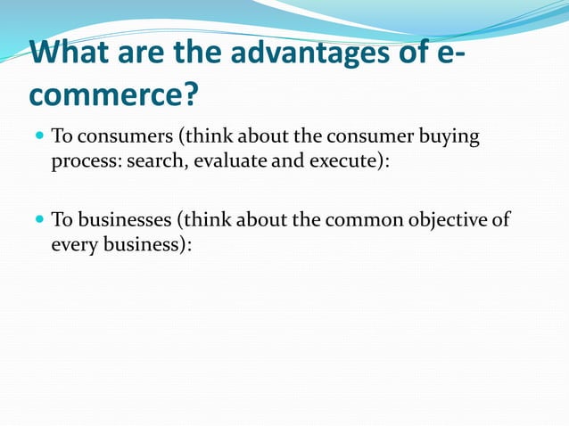 E-Commerce PPT | PPTX