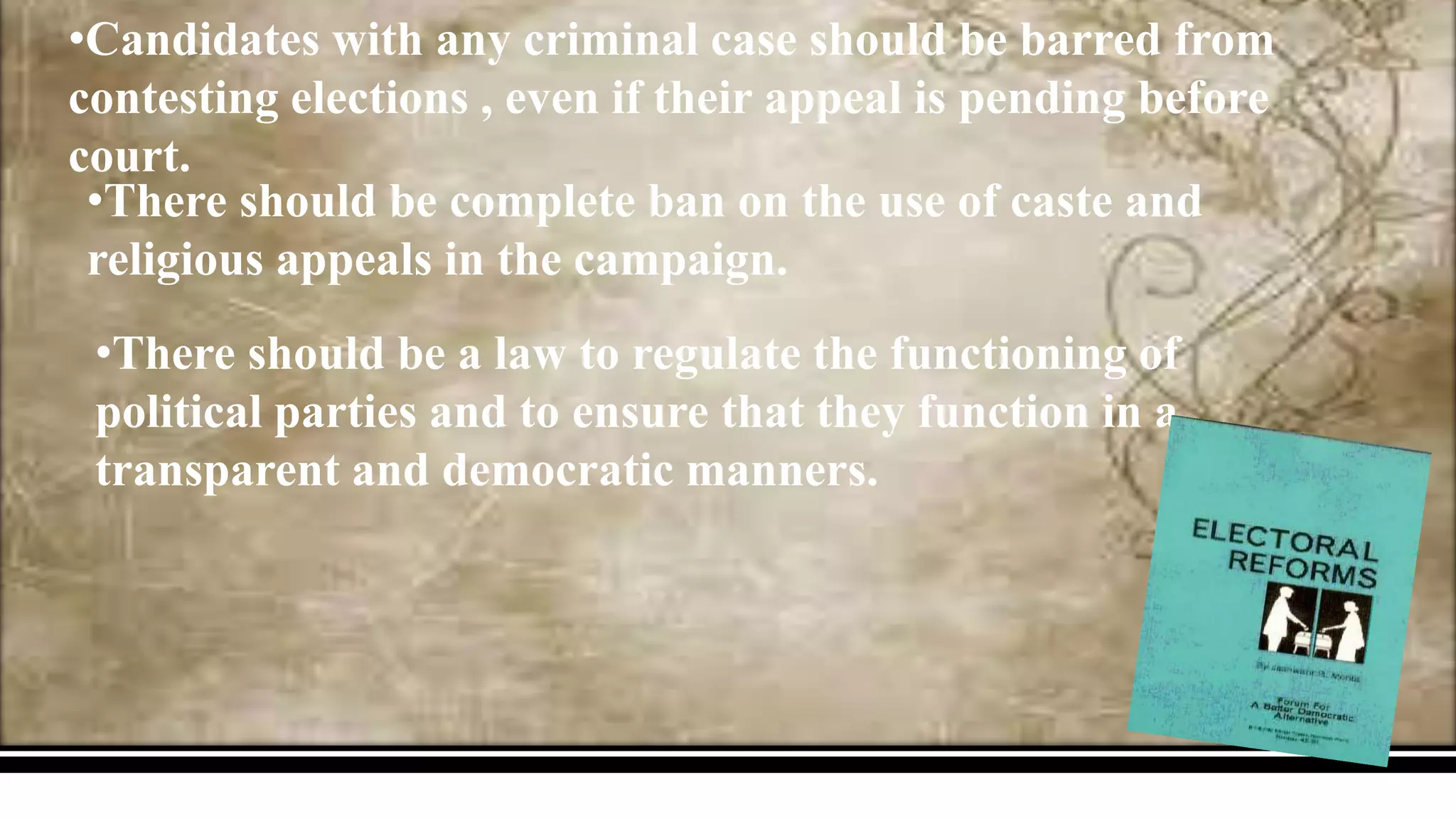 ELECTION SYSTEM IN INDIA. | PPTX