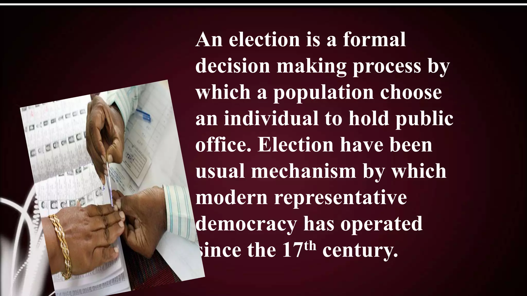 ELECTION SYSTEM IN INDIA. | PPTX