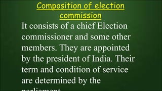 ELECTION SYSTEM IN INDIA. | PPTX