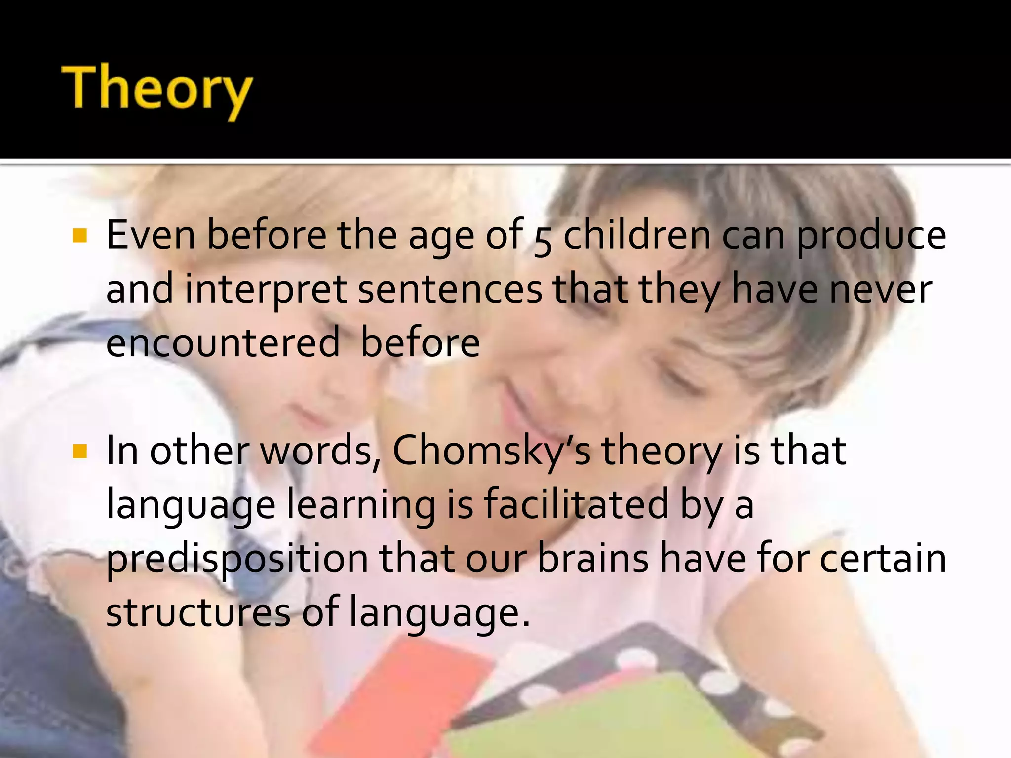 CHOMSKEY'S UNIVERSAL GRAMMAR | PPTX