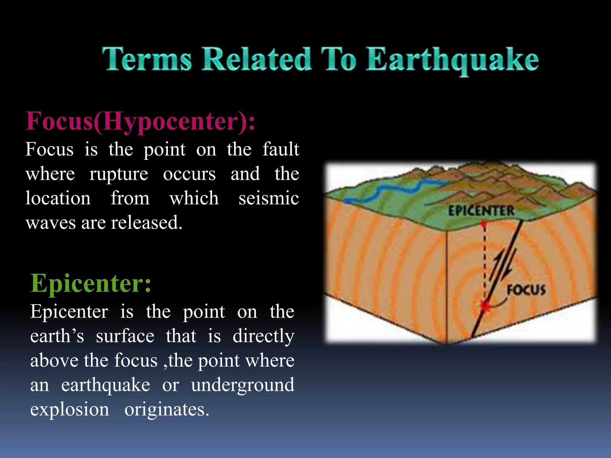 Earthquake ppt | PPTX