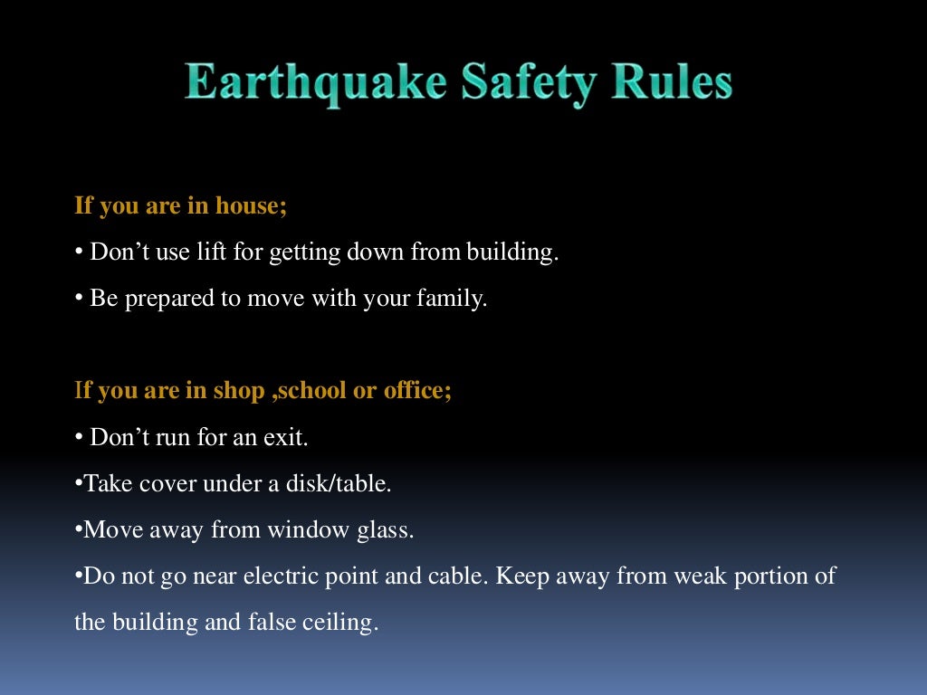 Earthquake Ppt