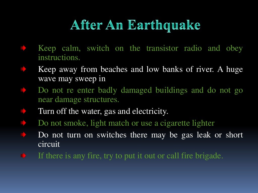 Earthquake Ppt