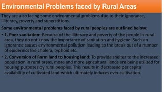 RURAL LIVELIHOOD AND ENVIORNMENTAL ISSUES | PPT