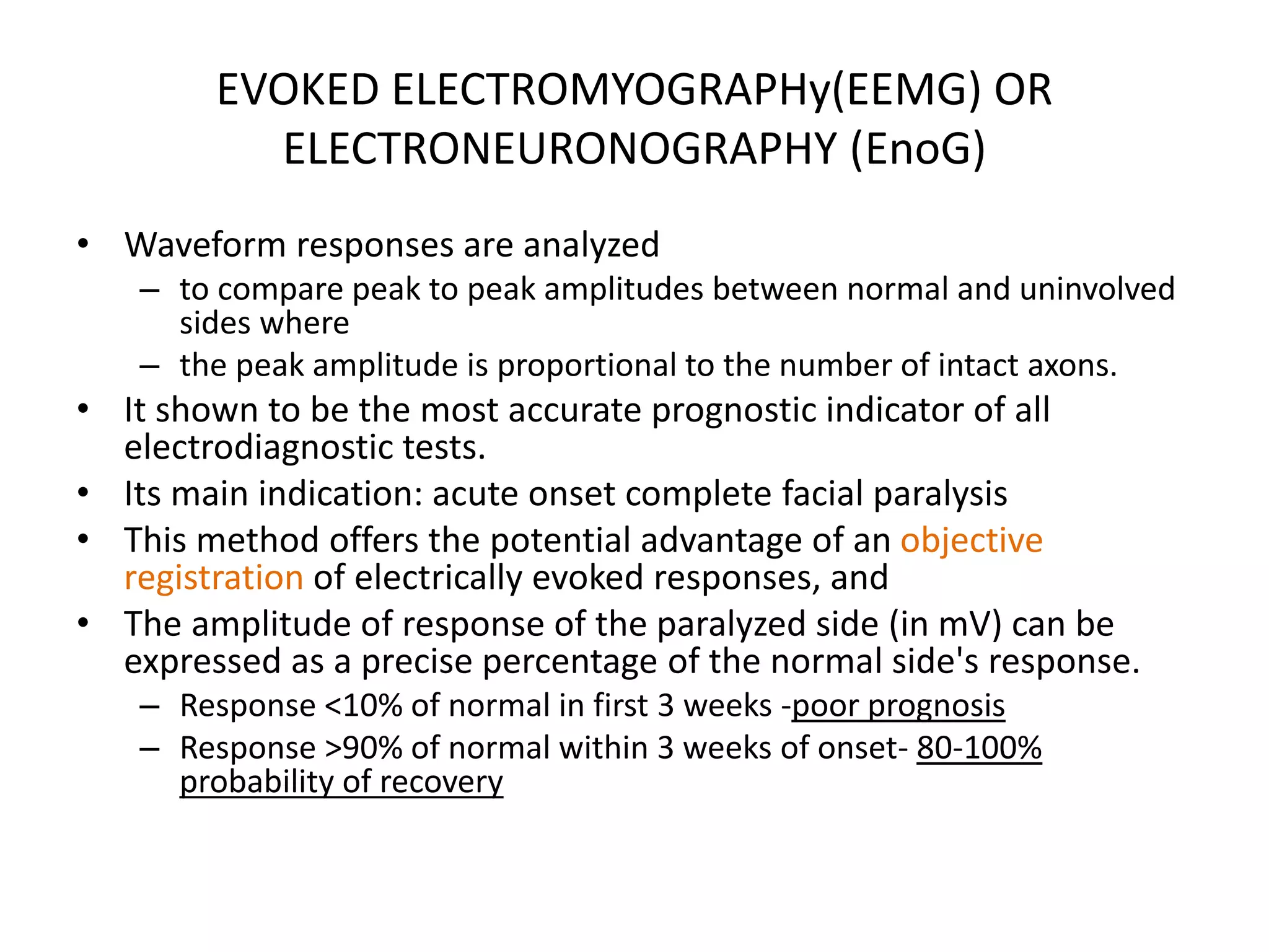 facial nerve- pathophysiology, electrodiagnostic and imaging | PPTX ...
