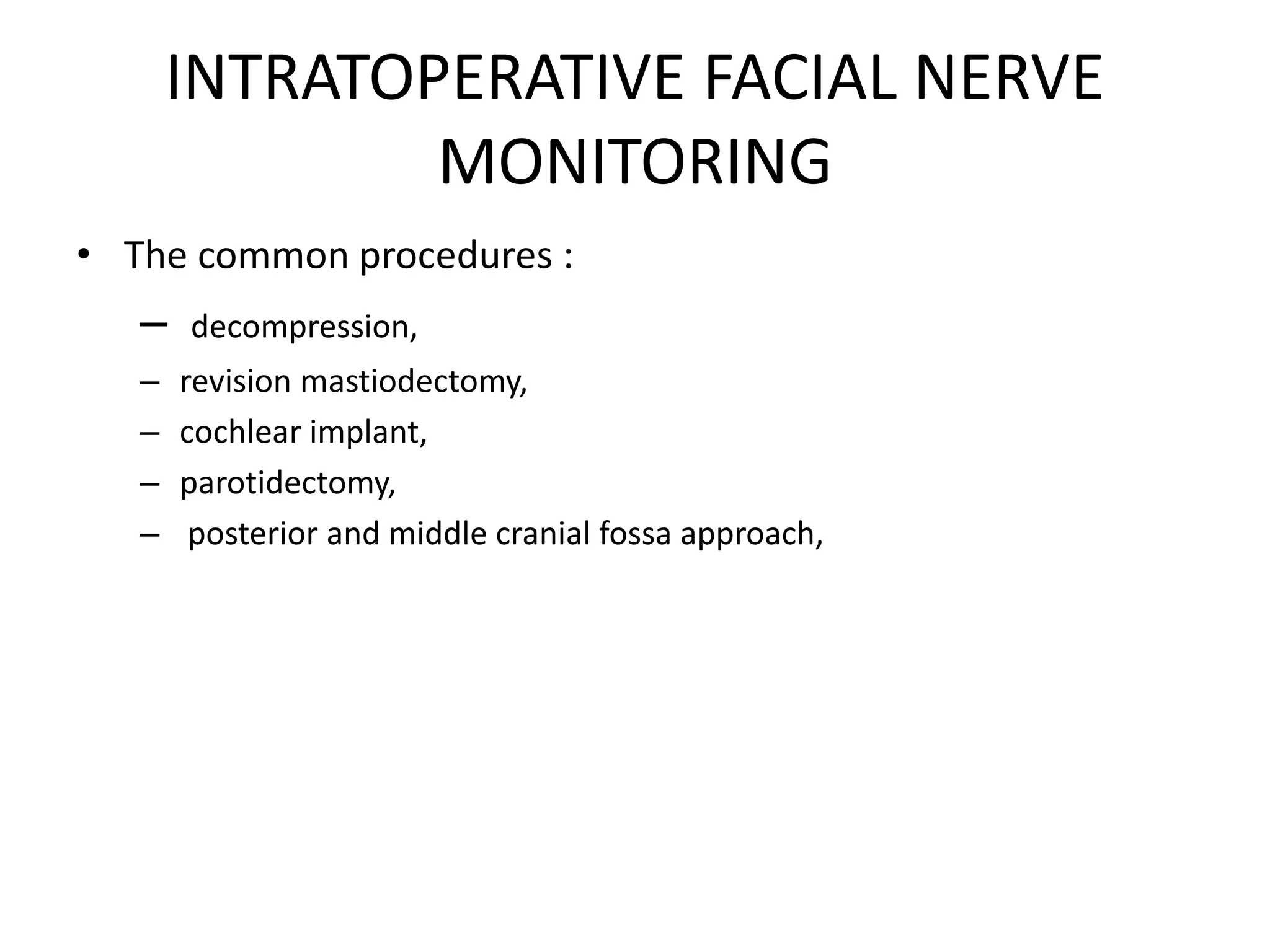 facial nerve- pathophysiology, electrodiagnostic and imaging | PPTX ...