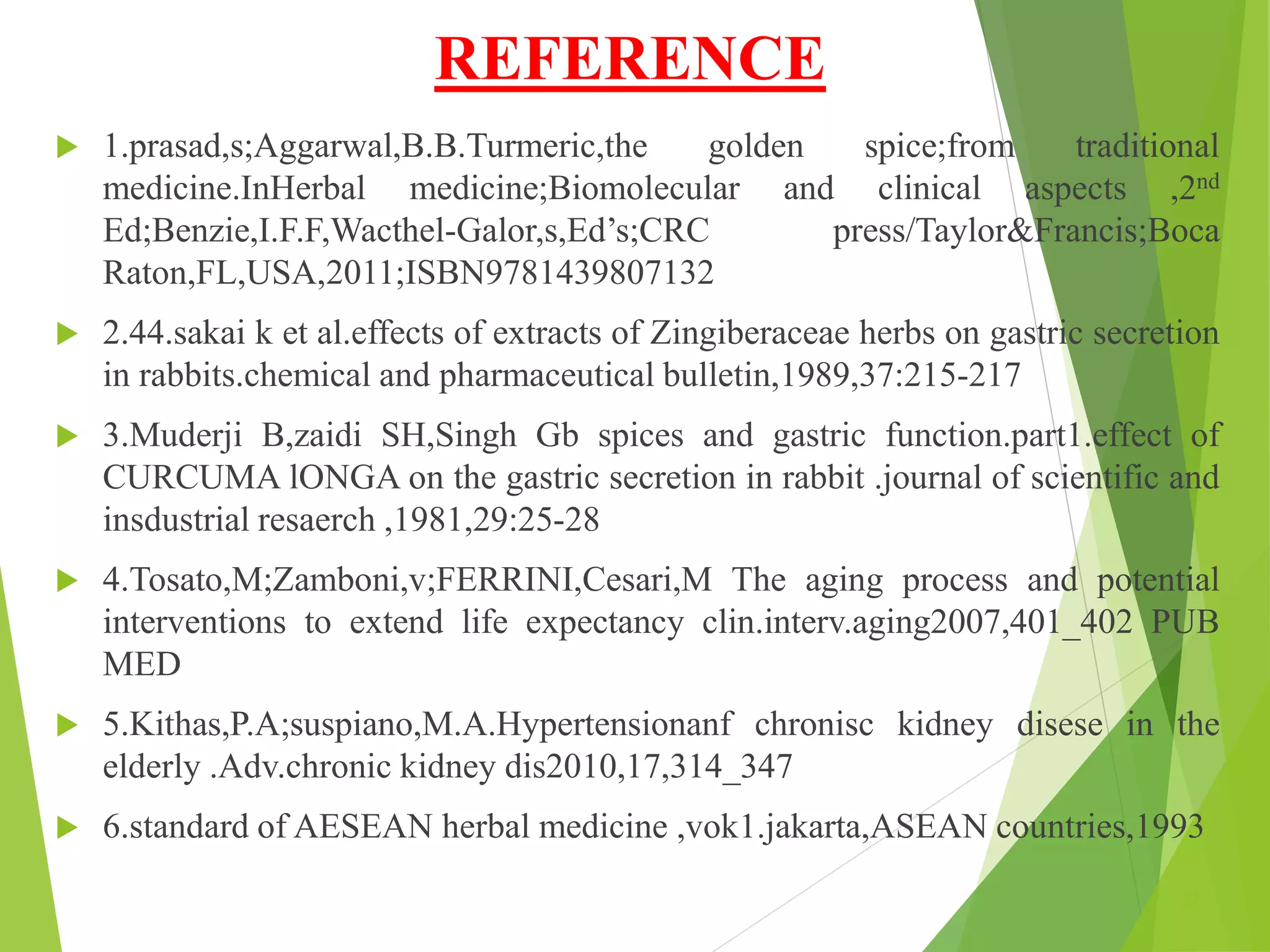 curcumin Longa ppt | PPTX