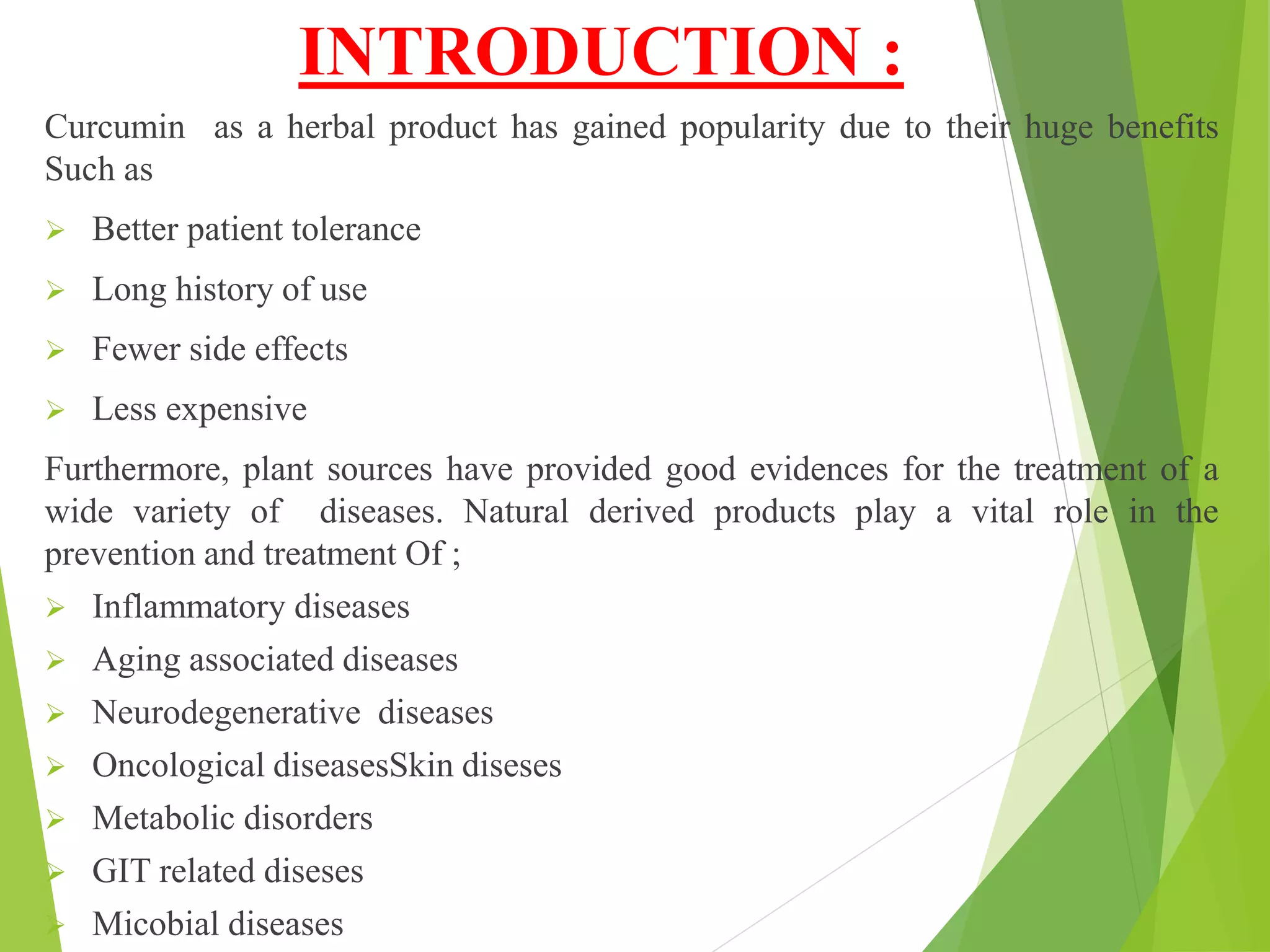 curcumin Longa ppt | PPTX