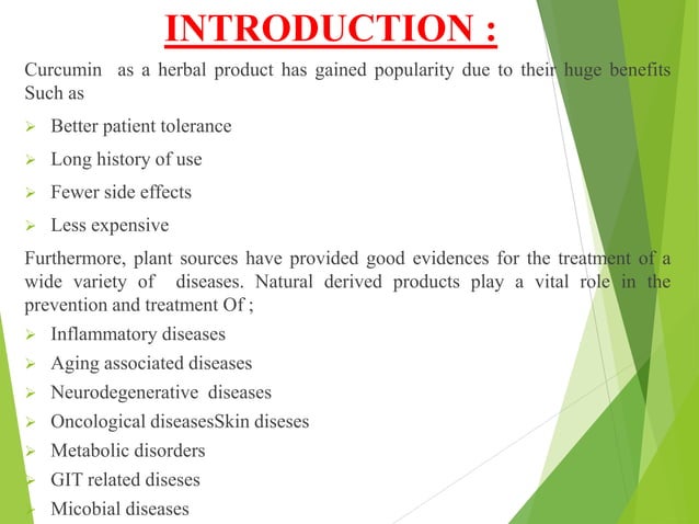 curcumin Longa ppt | PPTX | Herbs and Supplements | Alternative Medicine