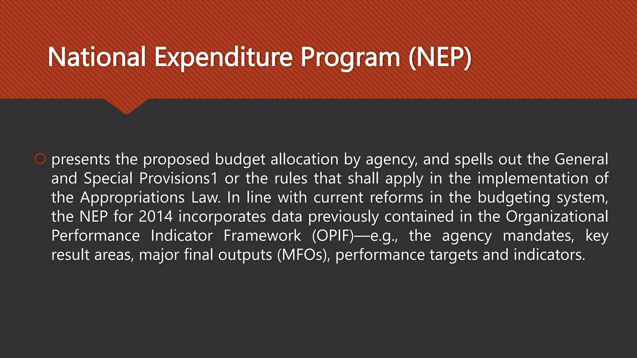 National Government and Local Government Budget Process | PPTX