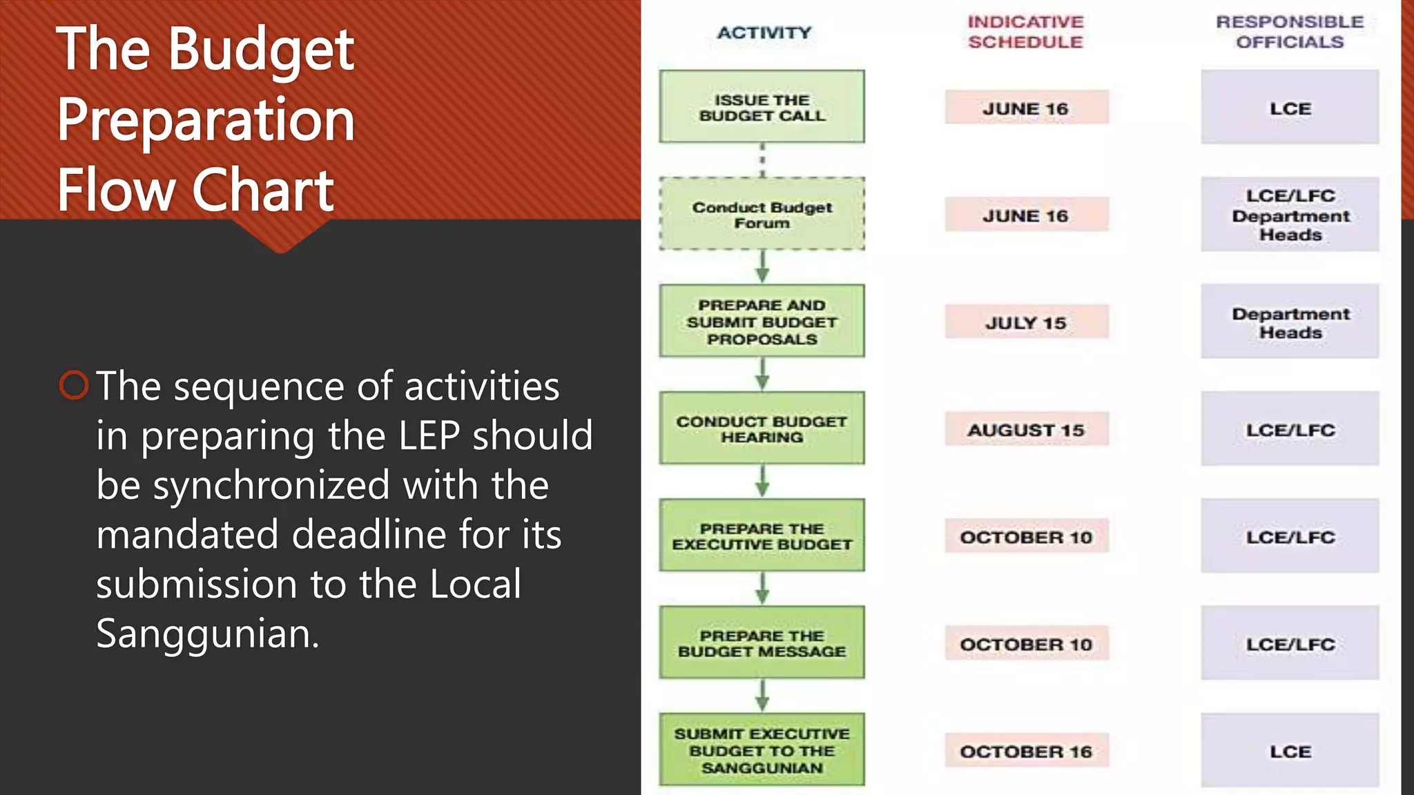 National Government and Local Government Budget Process | PPTX