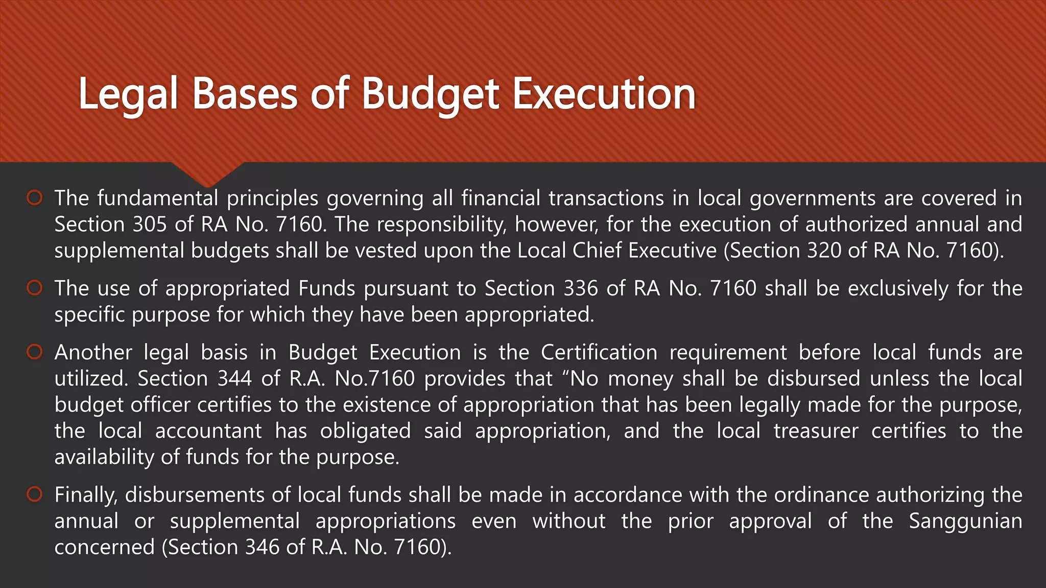 National Government and Local Government Budget Process | PPTX
