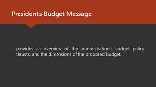 National Government and Local Government Budget Process | PPTX