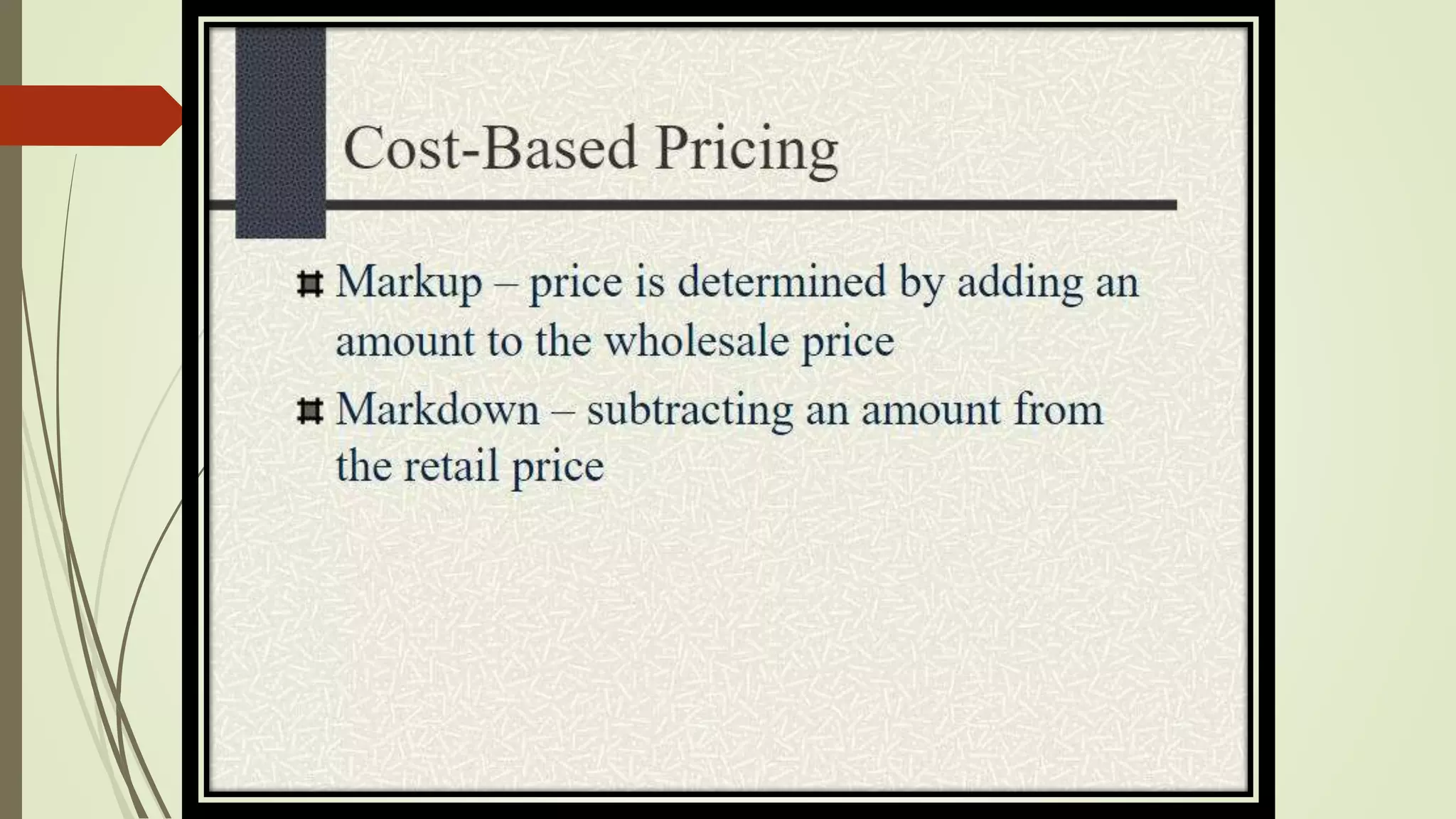 Pricing Method and Pricing Strategies | PPTX