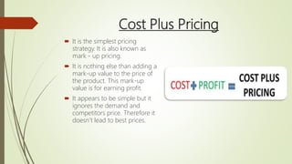 Pricing Method and Pricing Strategies | PPTX