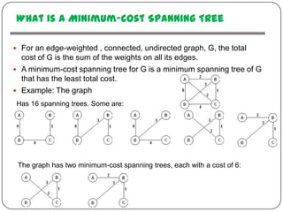 Minimum spanning Tree | PPTX