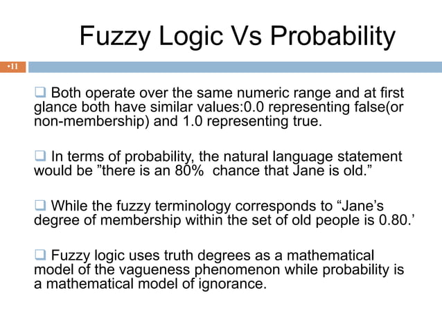 Fuzzy Logic Ppt Pptx Programming Languages Computing