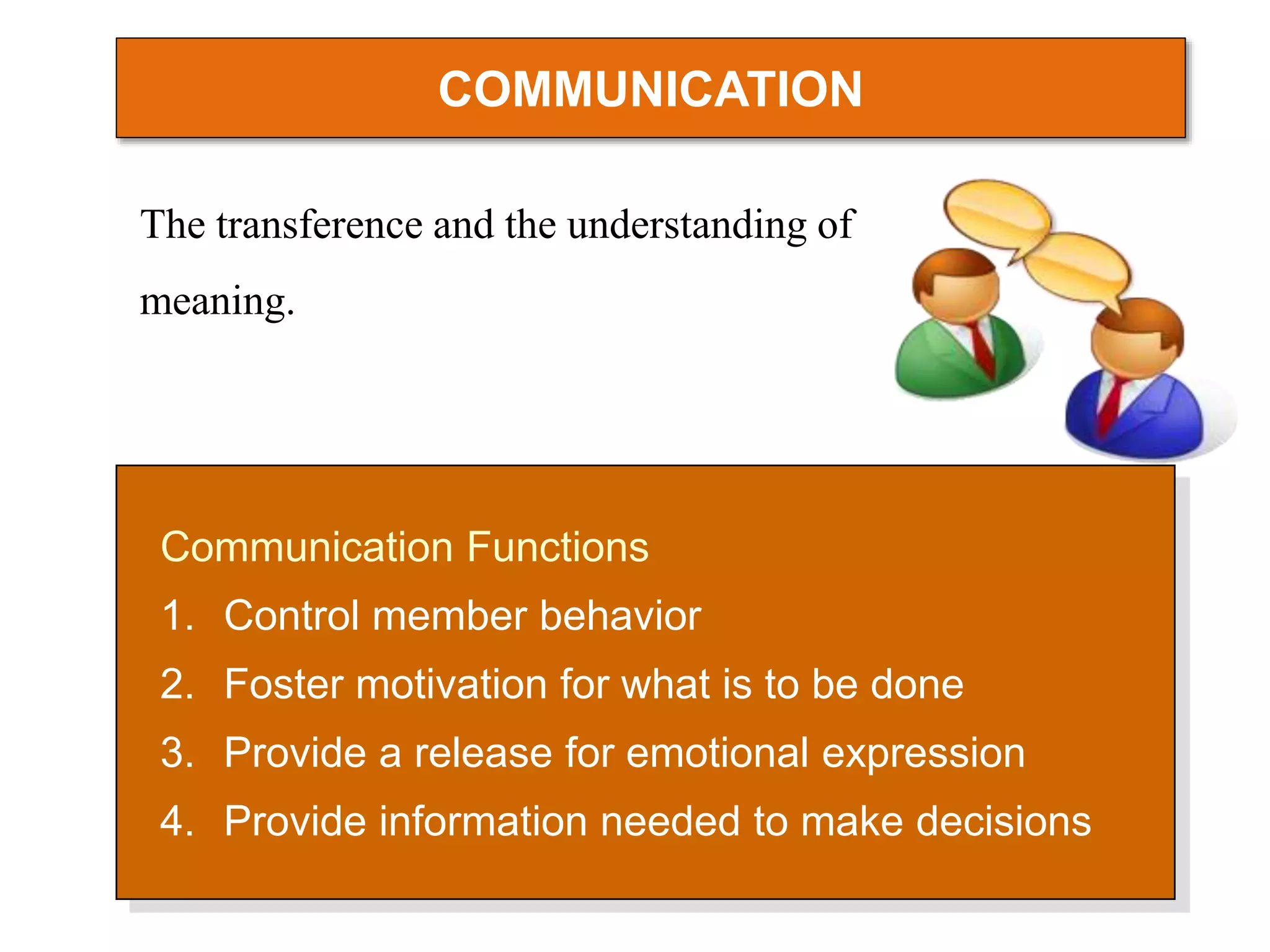 Communication and Group Dynamics | PPTX