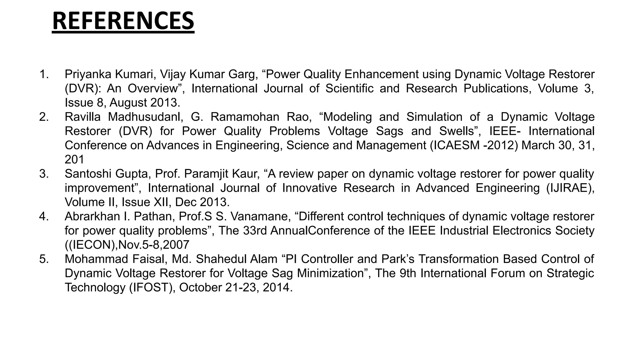 Power quality enhancement using dynamic voltage restore | PDF | Consumer Electronics ...