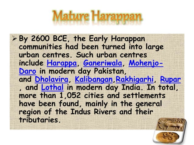 FINAL PPT HARAPPAN CIVILIZATION XII BY BEENA BAWA.pptx