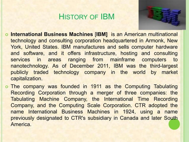 Rebirth of IBM | PPT