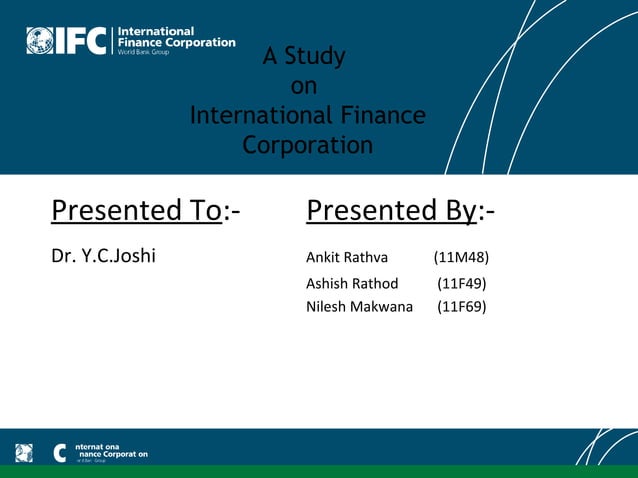 Final ppt ifc1st fase | PPT