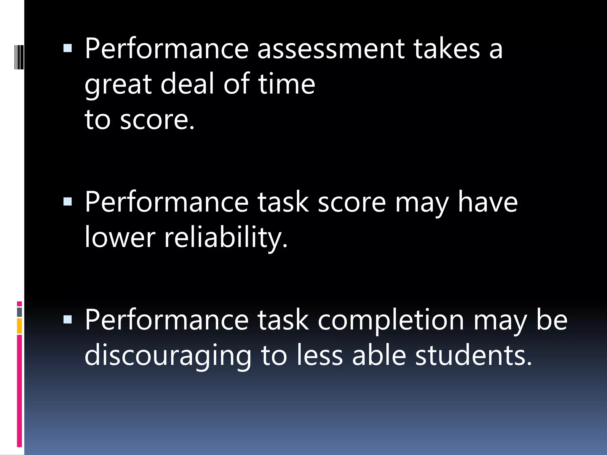 The Nature of Performance-Based Assessment (Assessment of Learning 2 ...