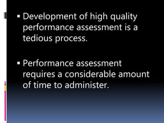 The Nature of Performance-Based Assessment (Assessment of Learning 2 ...