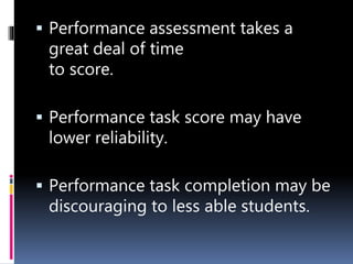 The Nature of Performance-Based Assessment (Assessment of Learning 2 ...