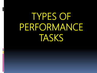 The Nature of Performance-Based Assessment (Assessment of Learning 2 ...