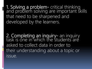 The Nature of Performance-Based Assessment (Assessment of Learning 2 ...