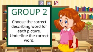 DESCRIBING WORD ENGLISH GRADE 1 PPT.pptx