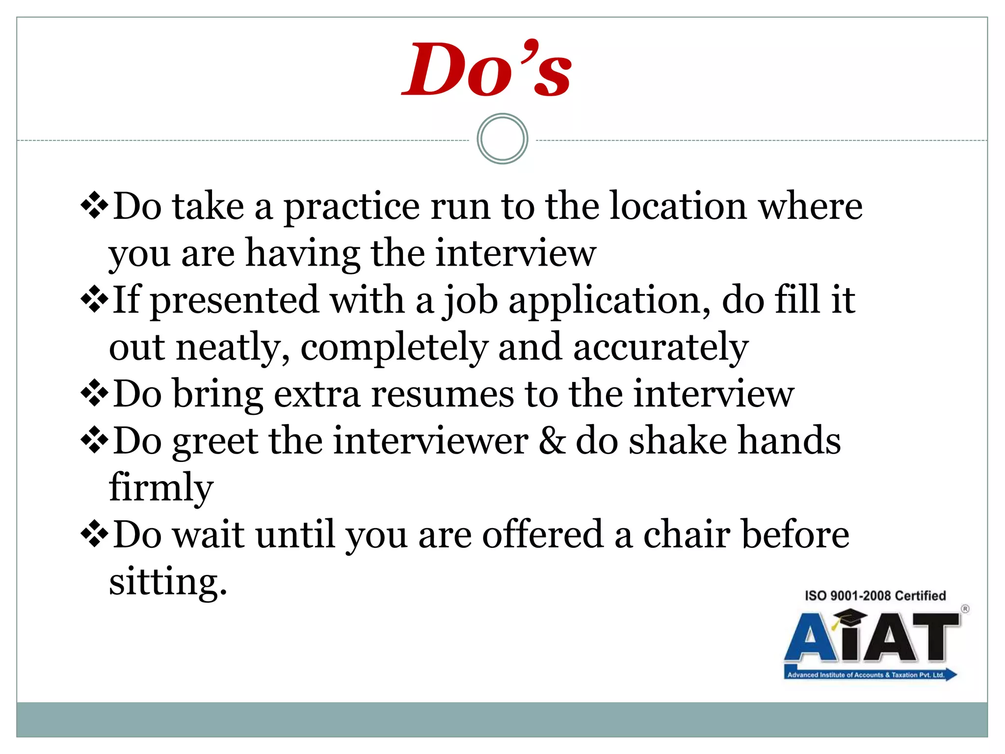 PDP & JOB interview techniques | PPTX | Resume Writing and Advice | Job ...