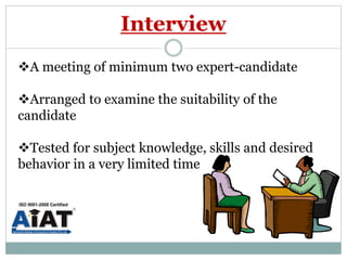 PDP & JOB interview techniques | PPTX | Resume Writing and Advice | Job ...