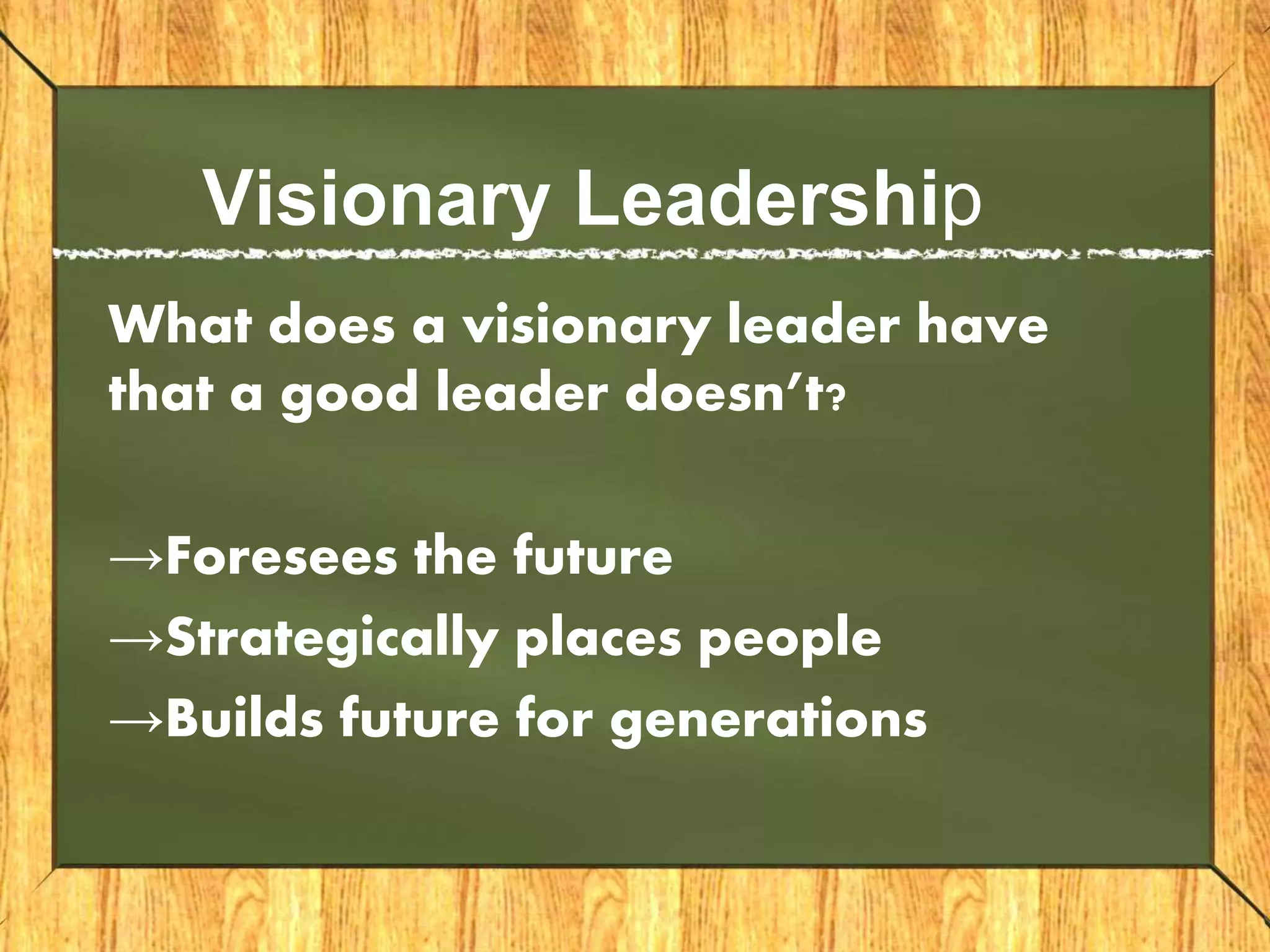 Visionary Leadership | PPTX