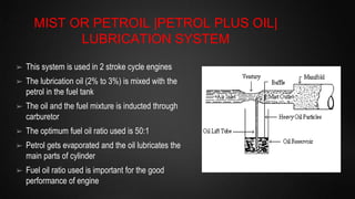 lubrication system in ic engine | PPTX