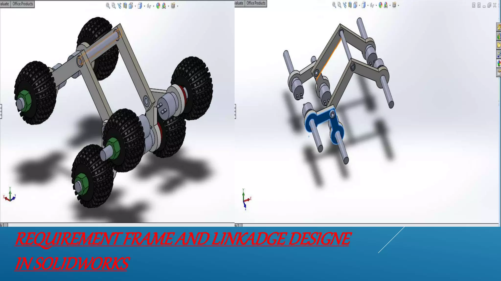 Rocker bogie mechanism (mars rover) final year mini project | PPTX