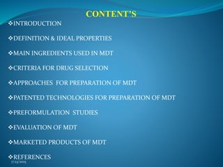 Final ppt mdt | PPT