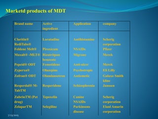 Final ppt mdt | PPTX