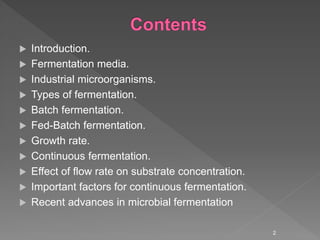 Microbial fermentation By Aneela Saleem | PPT